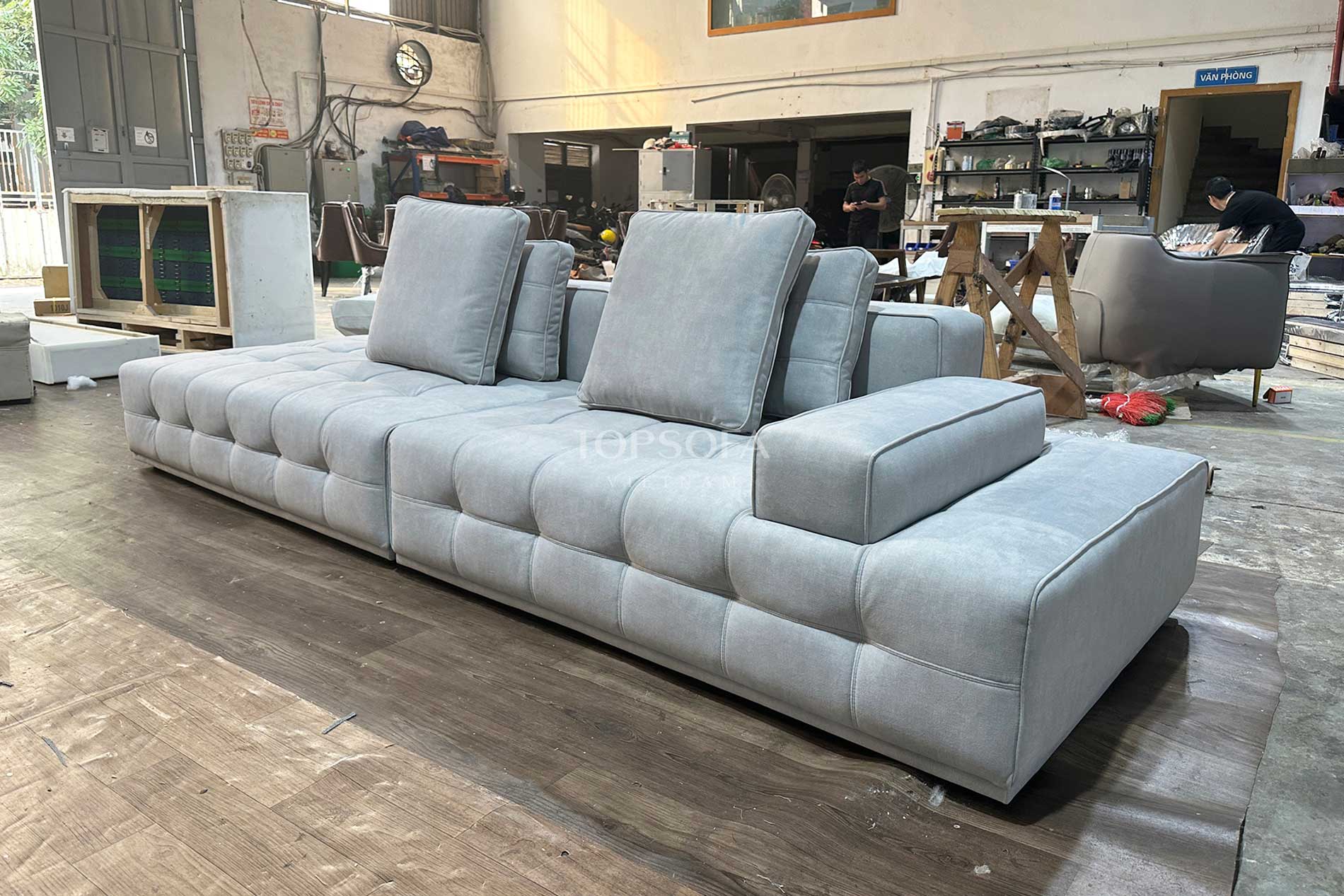 Sofa văng hiện đại phong cách Ý TS368 - TOPSOFA
